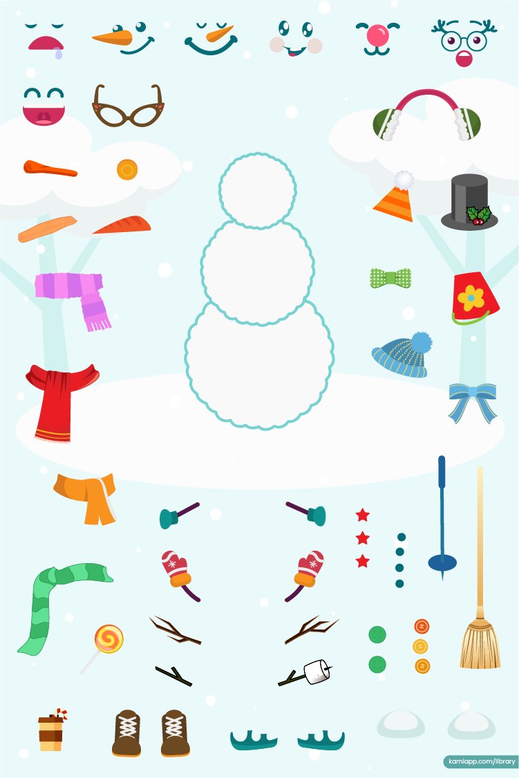Build a Snowman | Portrait for Teachers | Perfect for grades 1st, 2nd ...