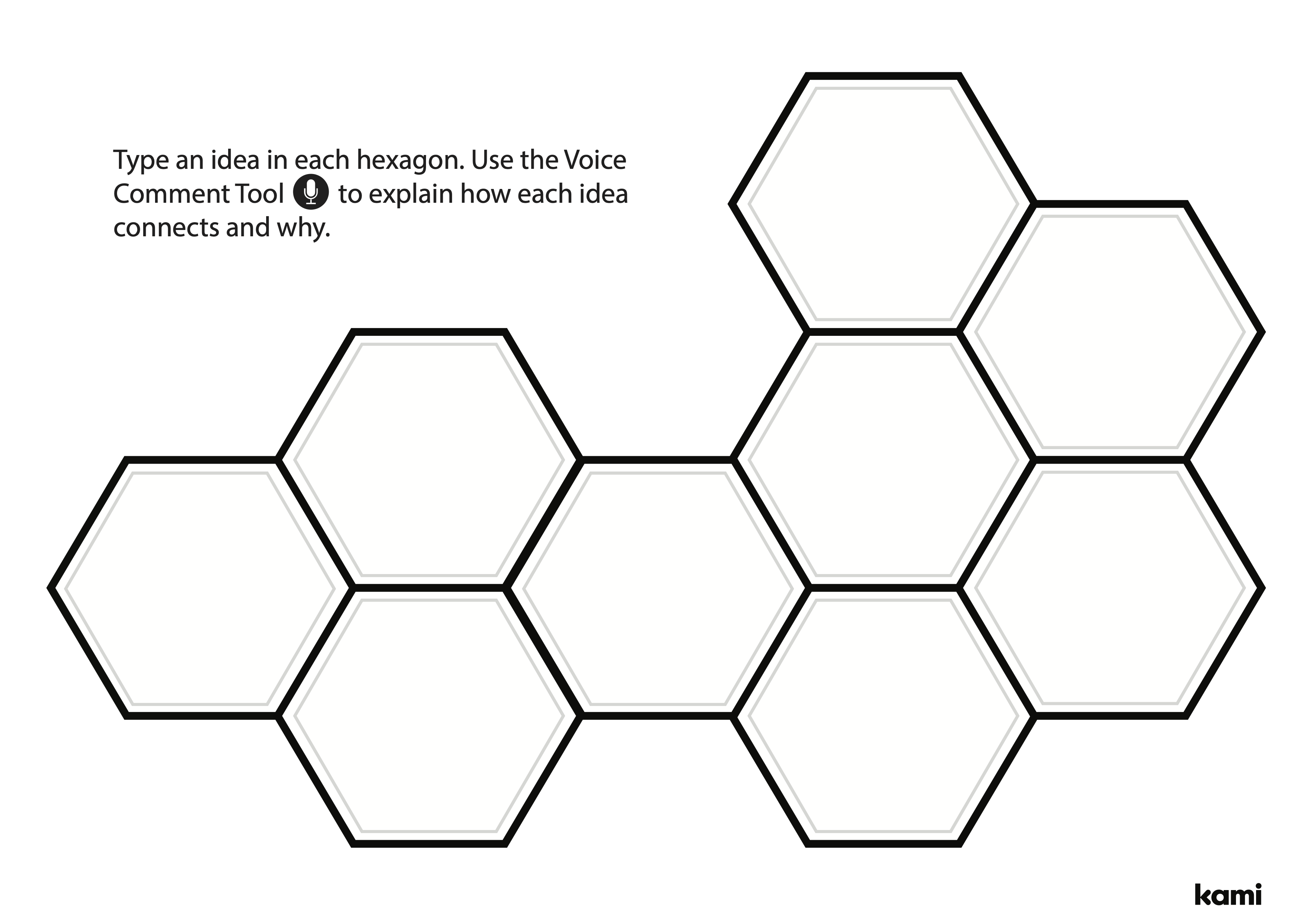 Hexagonal Thinking Template For Teachers Perfect For Grades 10th 11th 12th 5th 6th 7th
