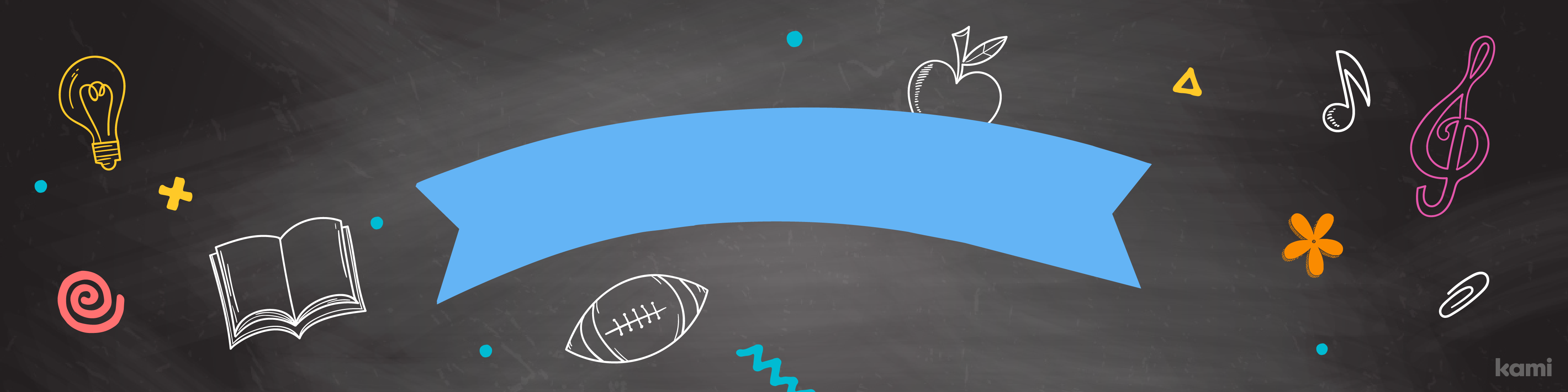 Google Classroom Banner Blank Chalkboard For Teachers Perfect For