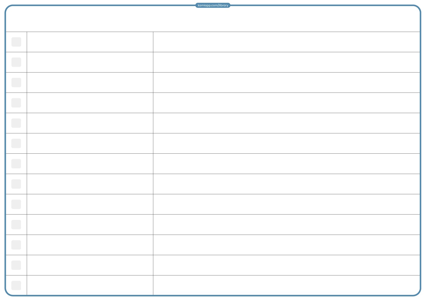 Reading Challenge | Landscape Blank for Teachers | Perfect for grades ...