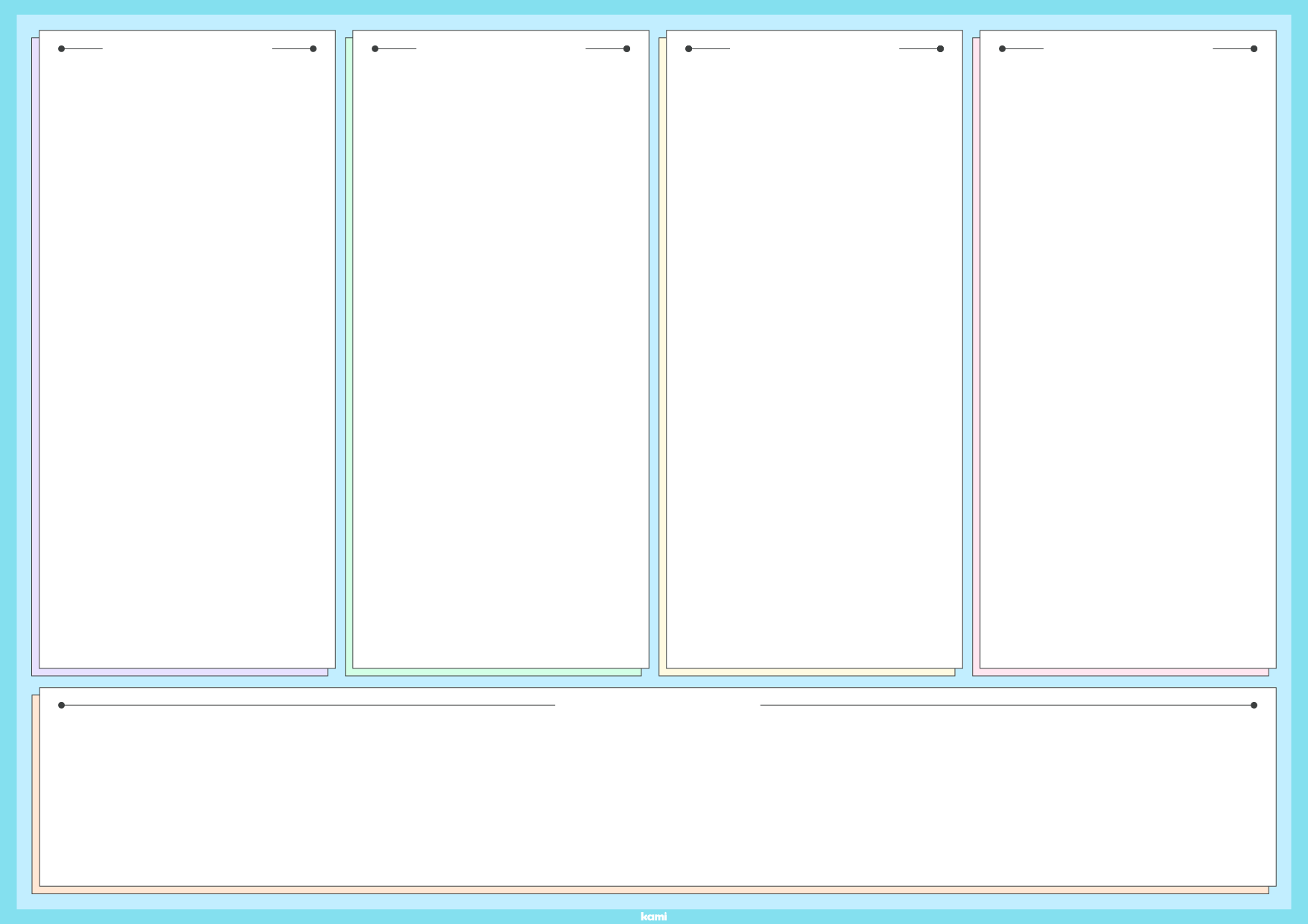 Class Information Template | Blank for Teachers | Perfect for grades ...