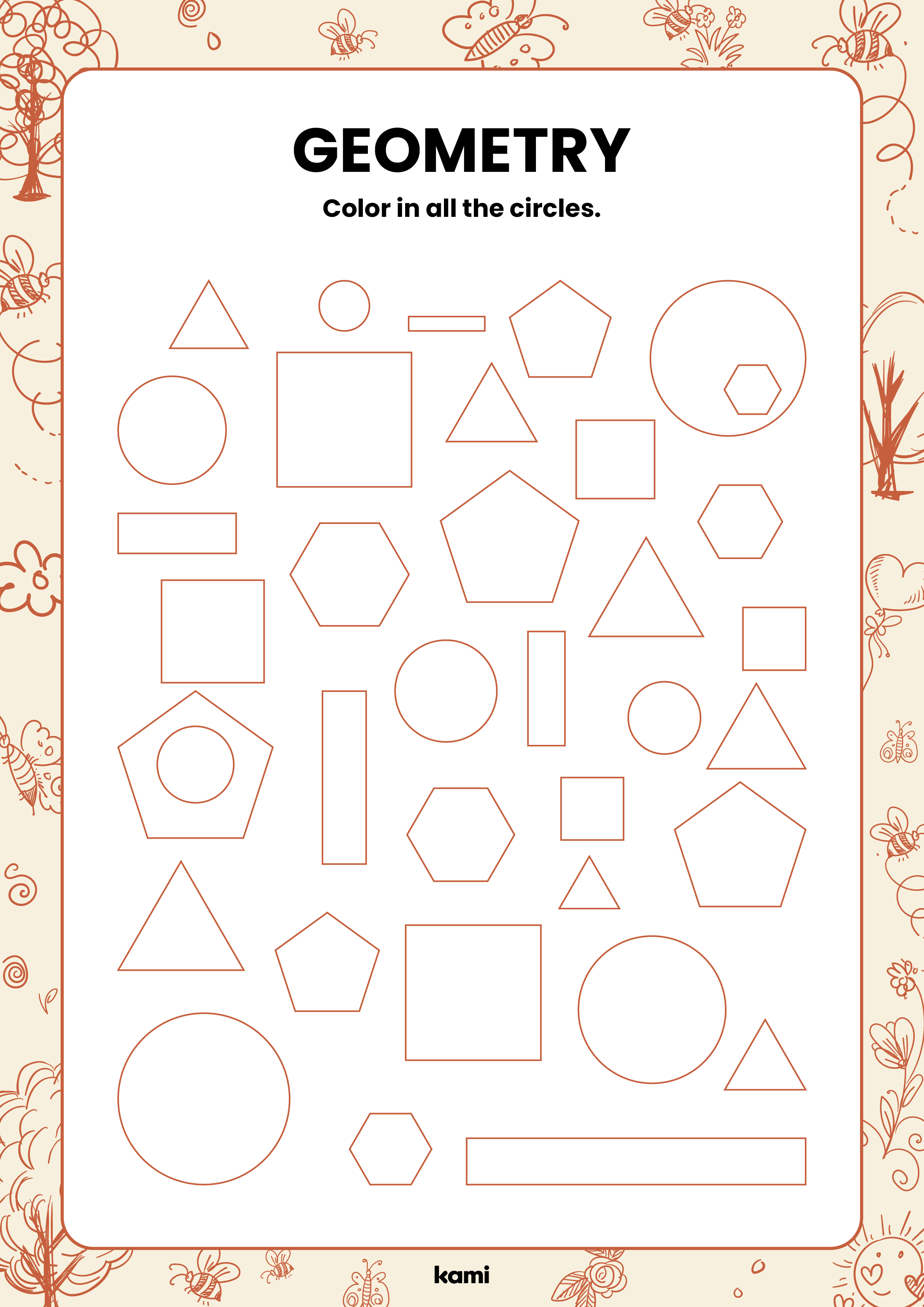 Color in the Circles for Teachers | Perfect for grades 1st, 2nd, 3rd, K ...