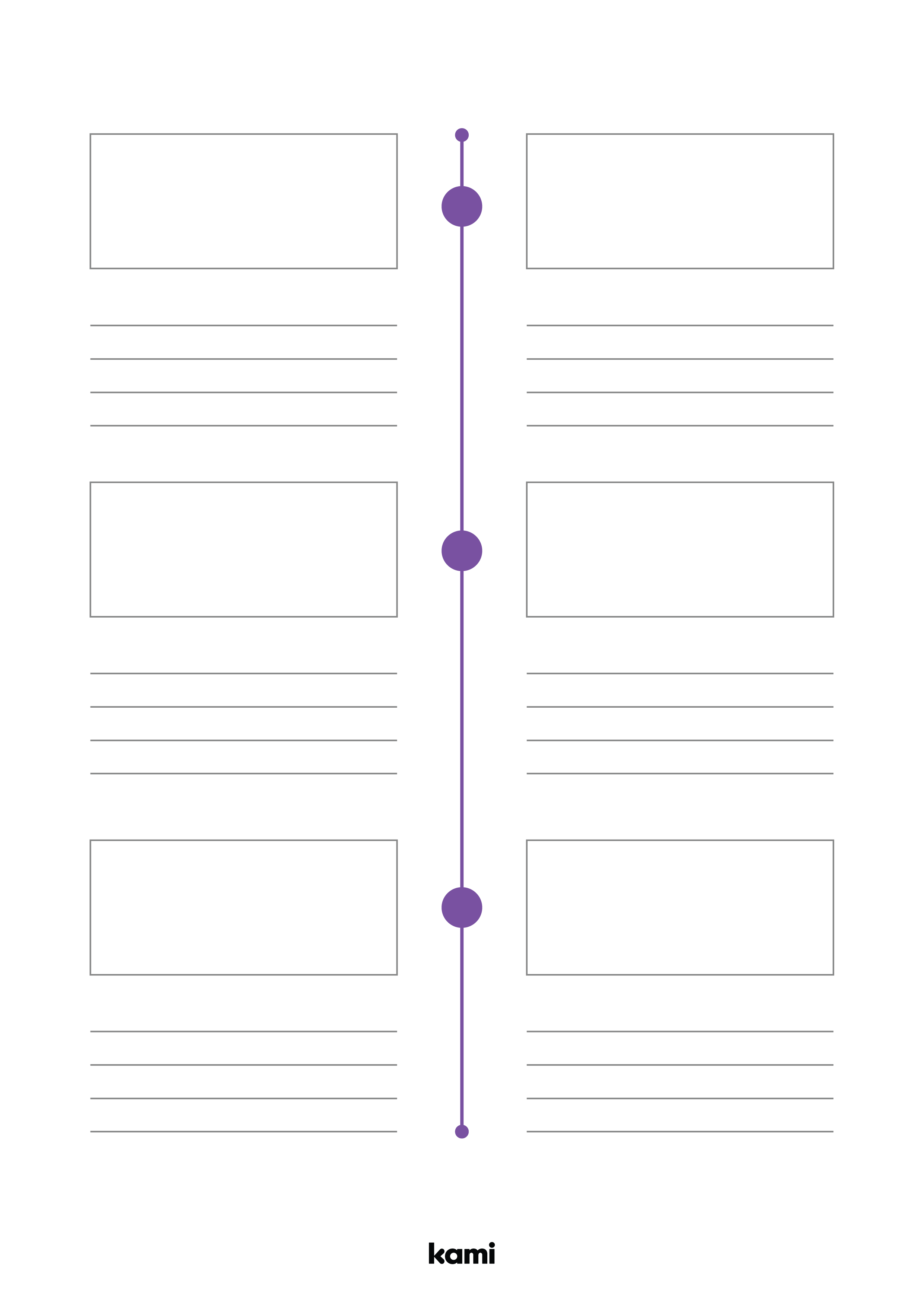 Two Column Timeline For Teachers Perfect For Grades 10th 11th 12th 6th 7th 8th 9th