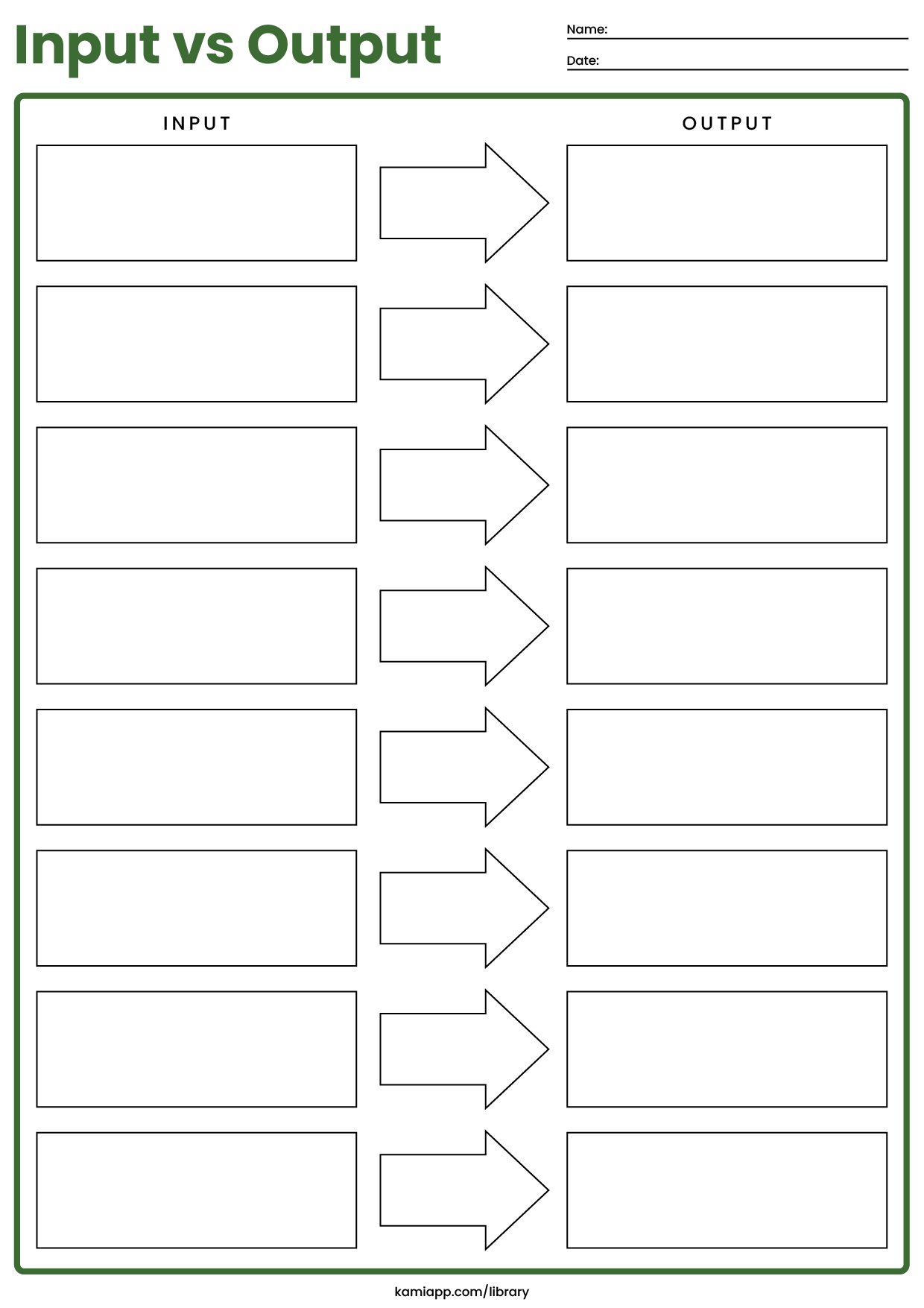 Input vs Output | Arrows for Teachers | Perfect for grades 3rd, 4th ... Input vs Output | Arrows for Teachers | Perfect for grades 3rd, 4th ...