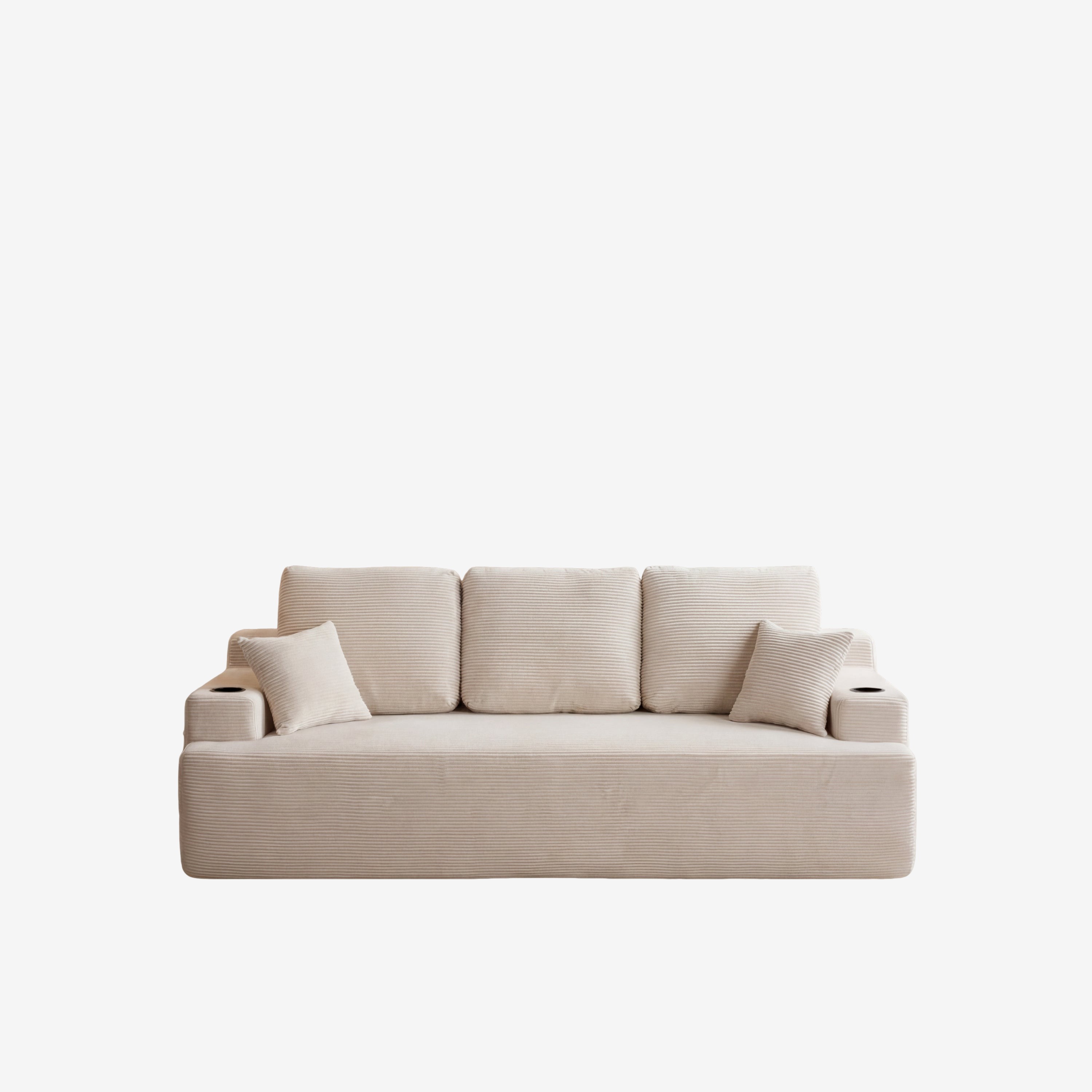 87 in 3-Seater Sofa for Living Room, Comfy Couches with Deep Seat ...