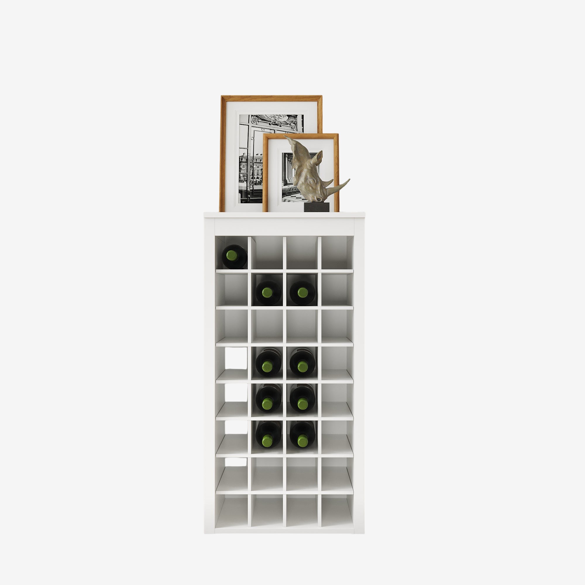 WHITE color modular 32 wine bar cabinet Buffet Cabinet | Article - $184 ...