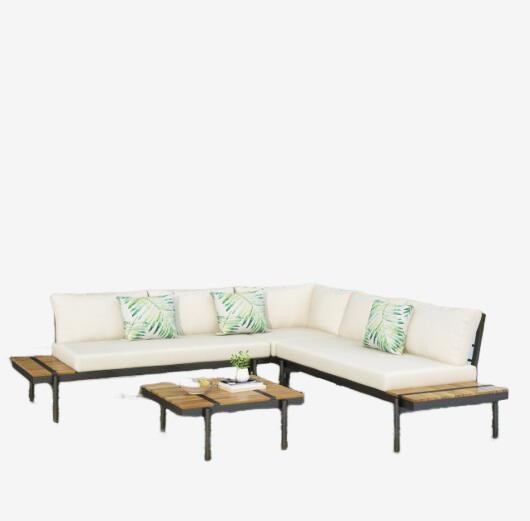 THEO 5 SEATER SECTIONAL SOFA SET WITH CUSHIONS - $1841.42 | Kashew | Kashew