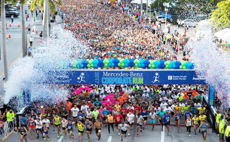 Mercedes Benz Corp Run- Miami