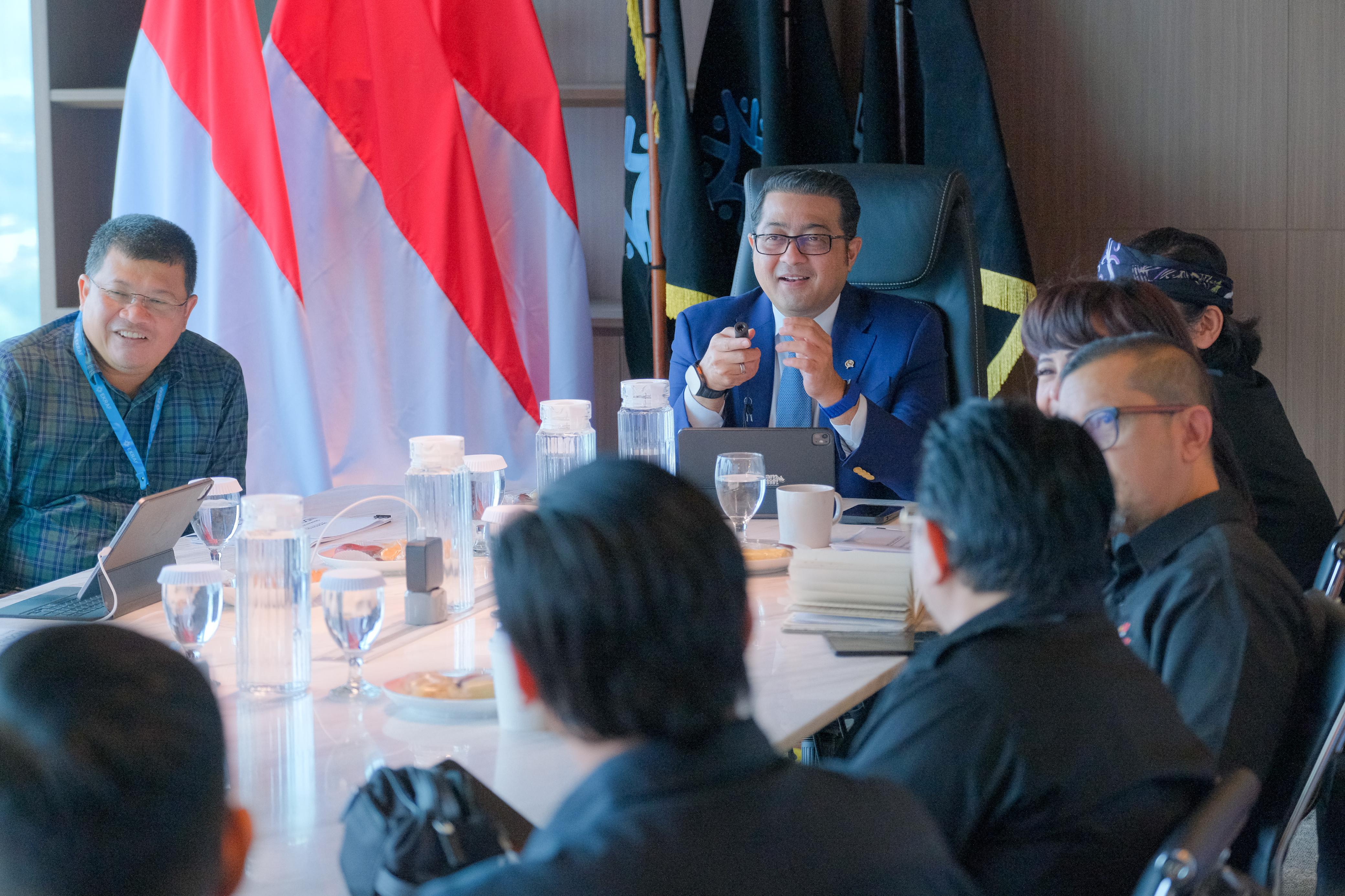 Kementerian Ekraf dan KORMI Bahas Kolaborasi Dukung FORNAS VIII 2025 di NTB - Kemenekraf/Bekraf RI