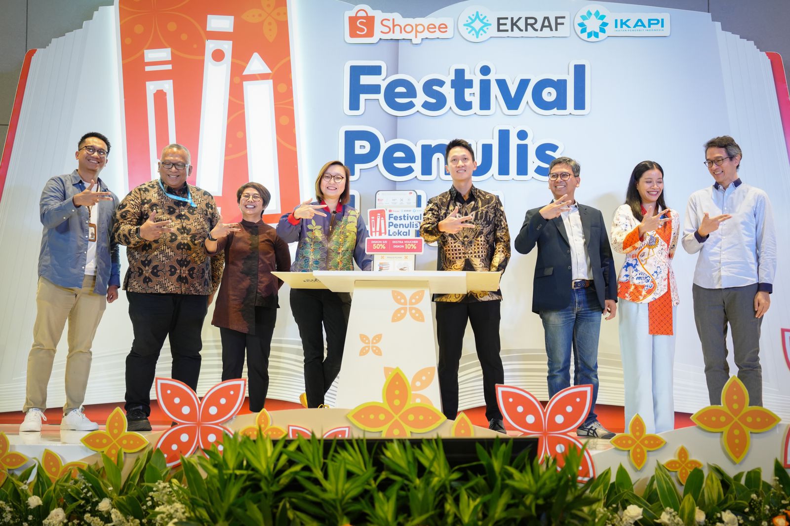 Kementerian Ekraf Dukung Hari Buku Nasional, Kolaborasi bersama Shopee dan IKAPI dalam Festival ...