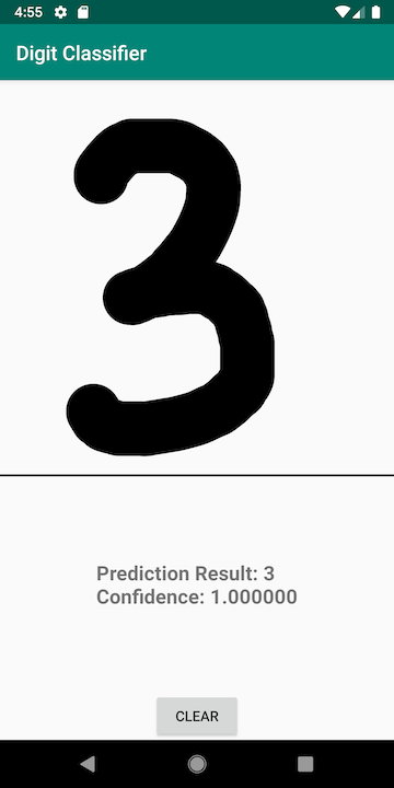 Digit Classifier Kotlin Mobile App with TF-Lite and Firebase