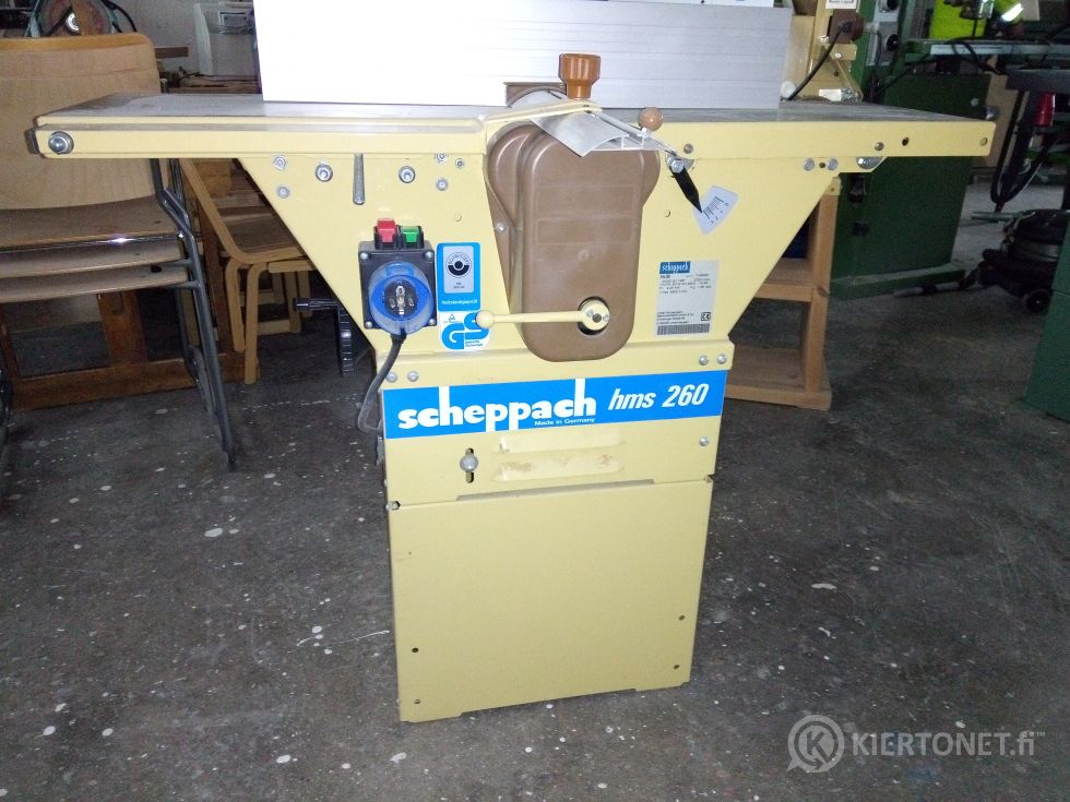 scheppach hms 260 oiko/taso höylä – Kiertonet.fi