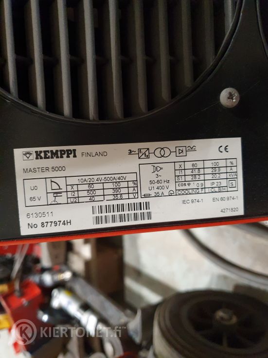 Hitsauskone Kemppi Master 5000 – Kiertonet.fi