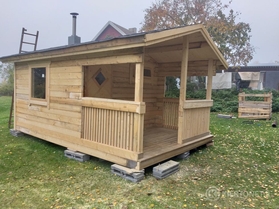 Upea tilava hirsisauna – Kiertonet.fi