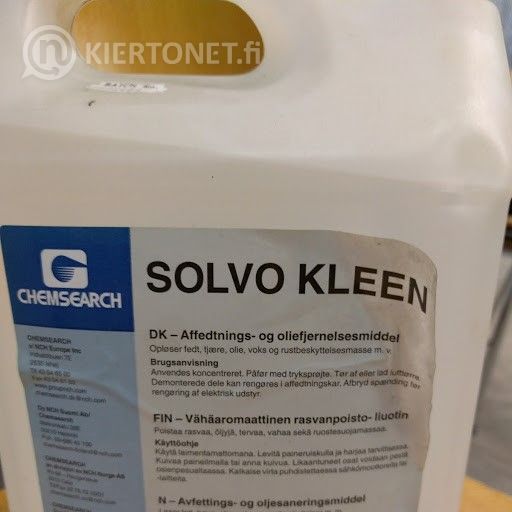Ammattikäyttöön SOLVO KLEEN 5 ltr nro 4 – Kiertonet.fi