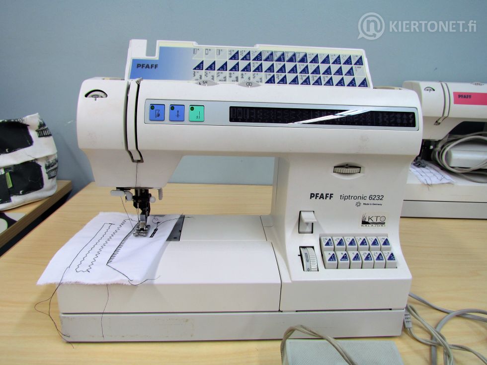 Pfaff tiptronic 6232 yläsyöttökone – Kiertonet.fi