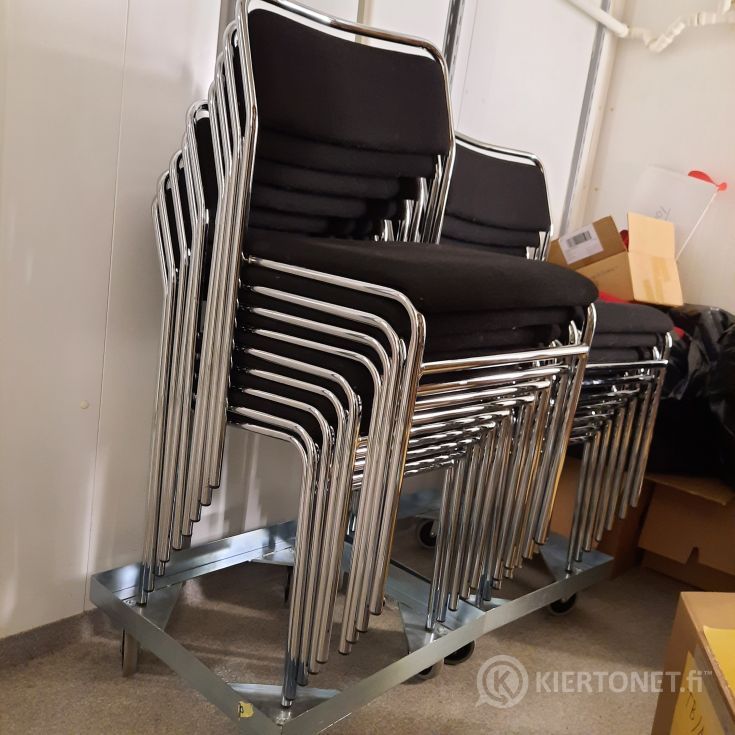 Mustat tuolit 15 kpl /B – Kiertonet.fi