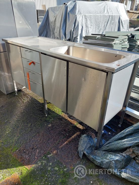 Teräksinen tiskikaappi Hackmann (kohde 27) – Kiertonet.fi