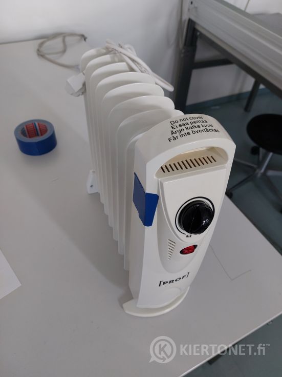 Patteri Prof 1000W, oil-filled radiator – Kiertonet.fi