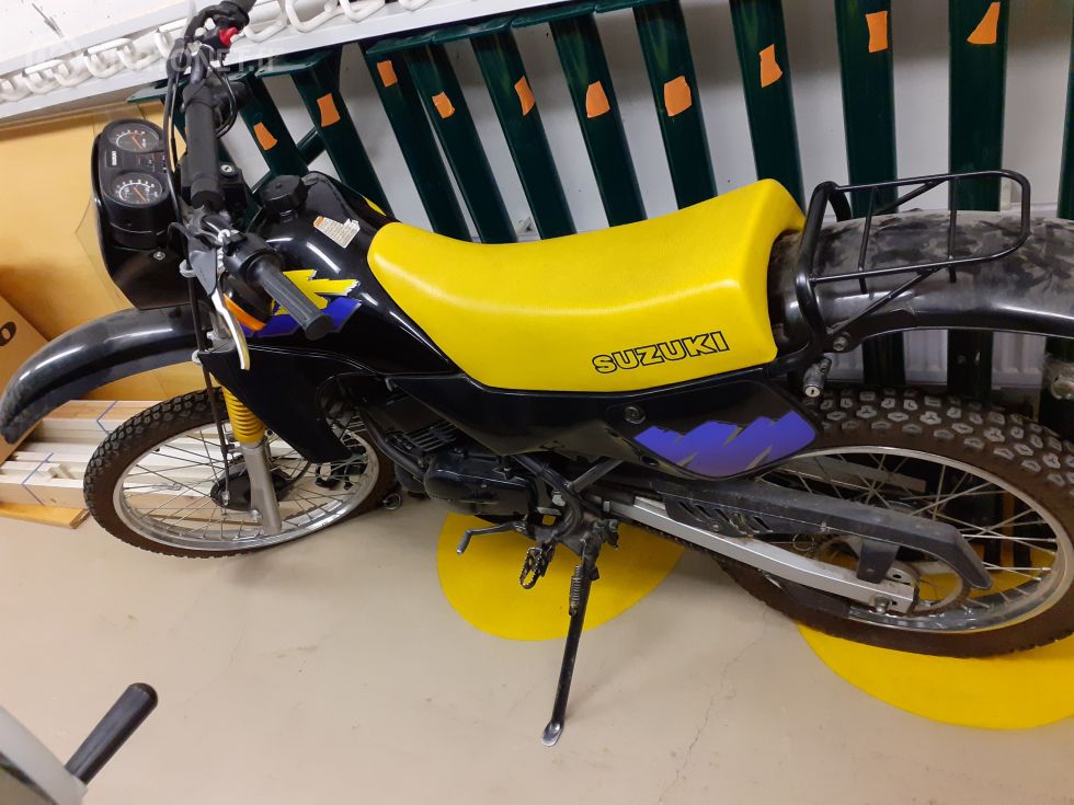 Suzuki TS 50 XK mopo, tosi vähän ajettu – Kiertonet.fi