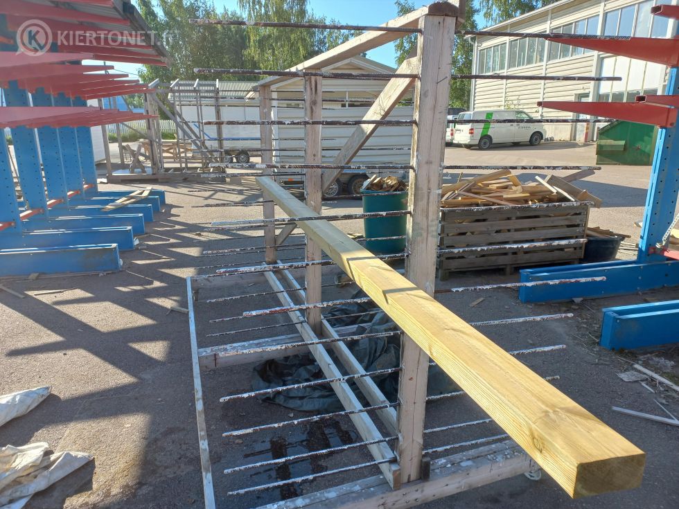 Teline maalattujen lautojen kuivatukseen – Kiertonet.fi