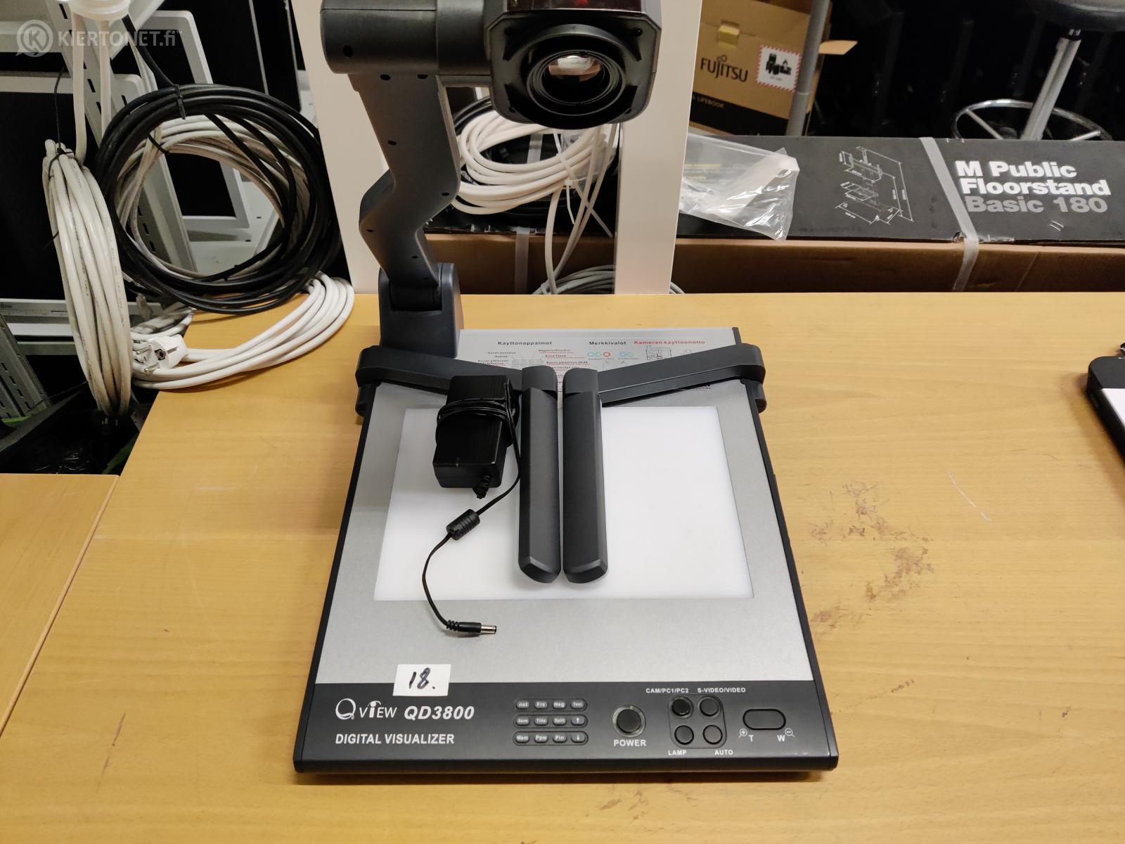 Dokumenttikamera QView QD3800 (nro 18.) – Kiertonet.fi