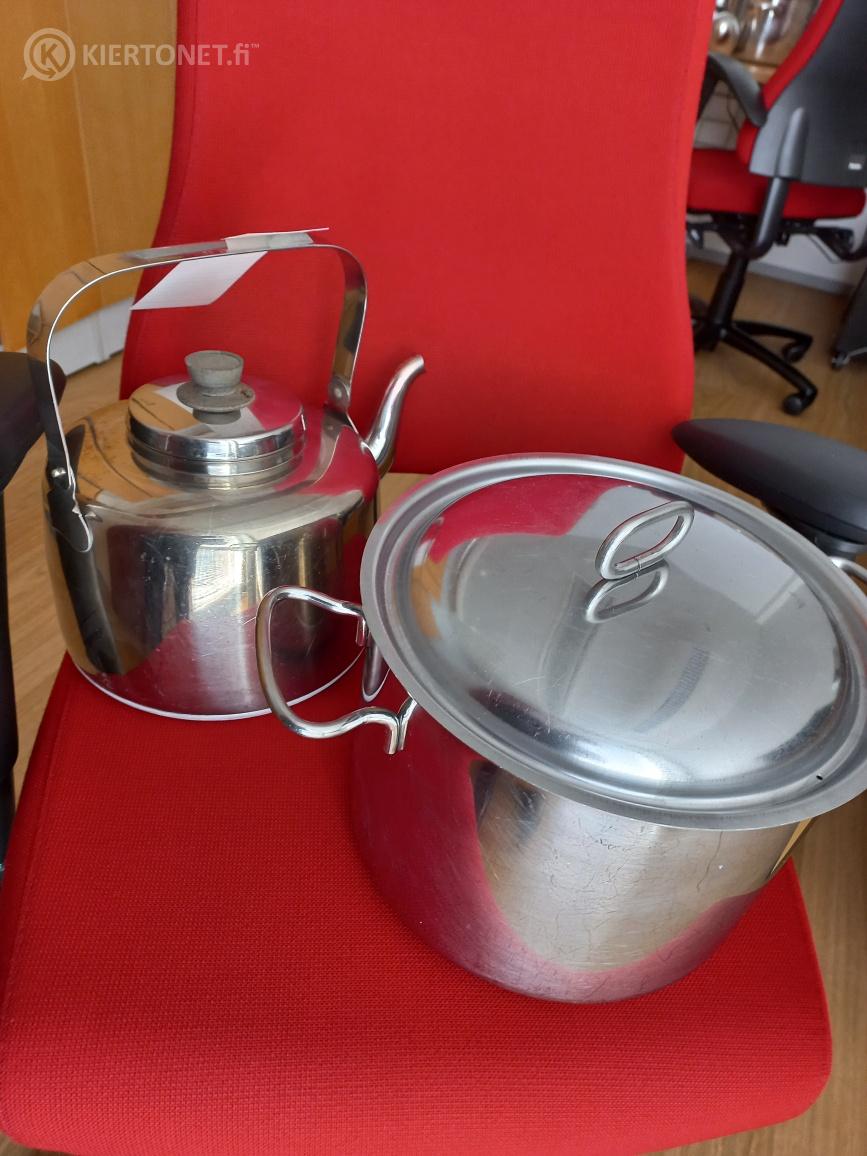 Iso kahvipannu ja kattila – Kiertonet.fi