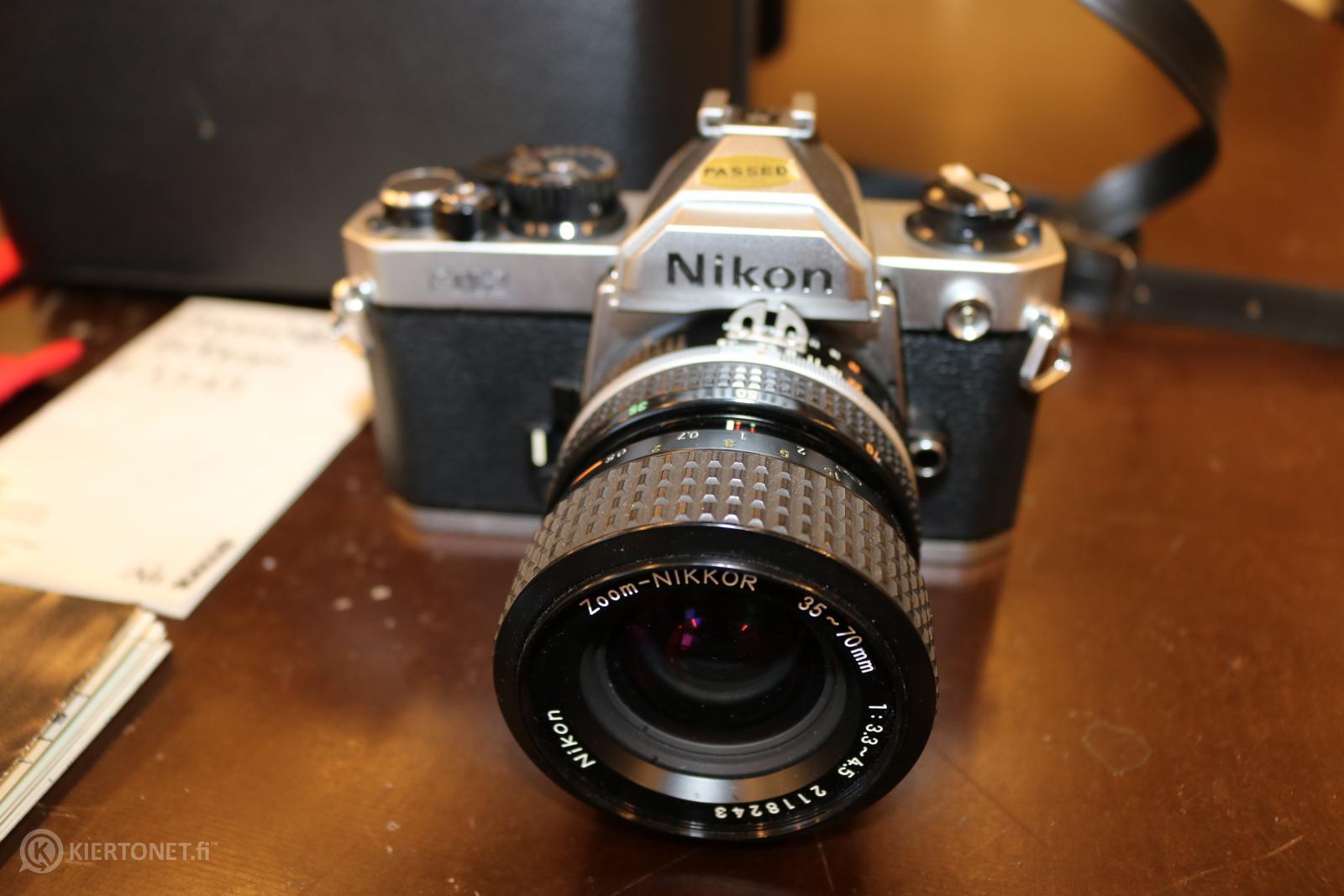 Nikon FM2 filmikamera nro 44./524 SVP 10, K01301 – Kiertonet.fi