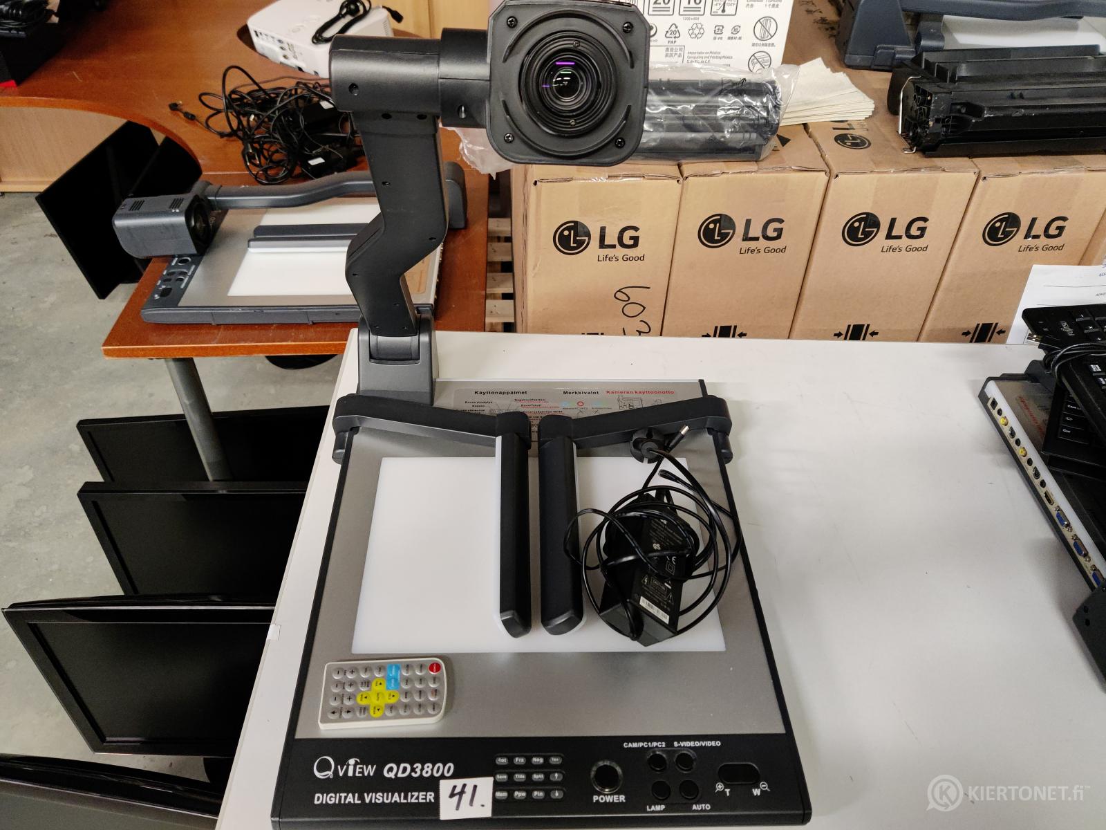 Qview QD3800 dokumenttikamera (nro 41.) – Kiertonet.fi