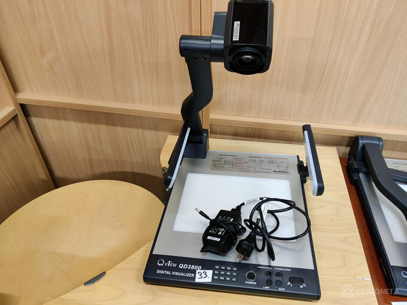 Qview QD3800 dokumenttikamera (nro 33.) – Kiertonet.fi
