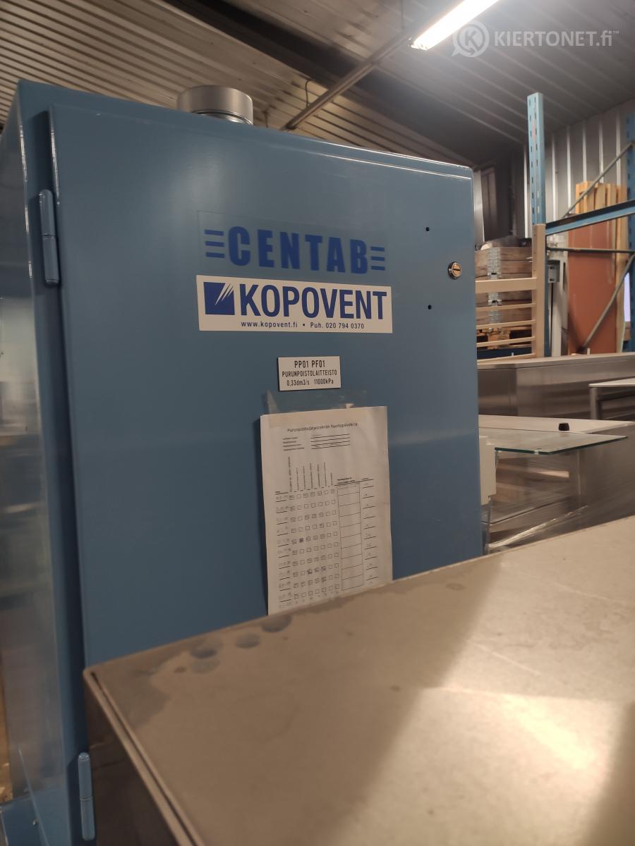 Centab C-200 ja S1-23 purunpoistolaitteisto – Kiertonet.fi