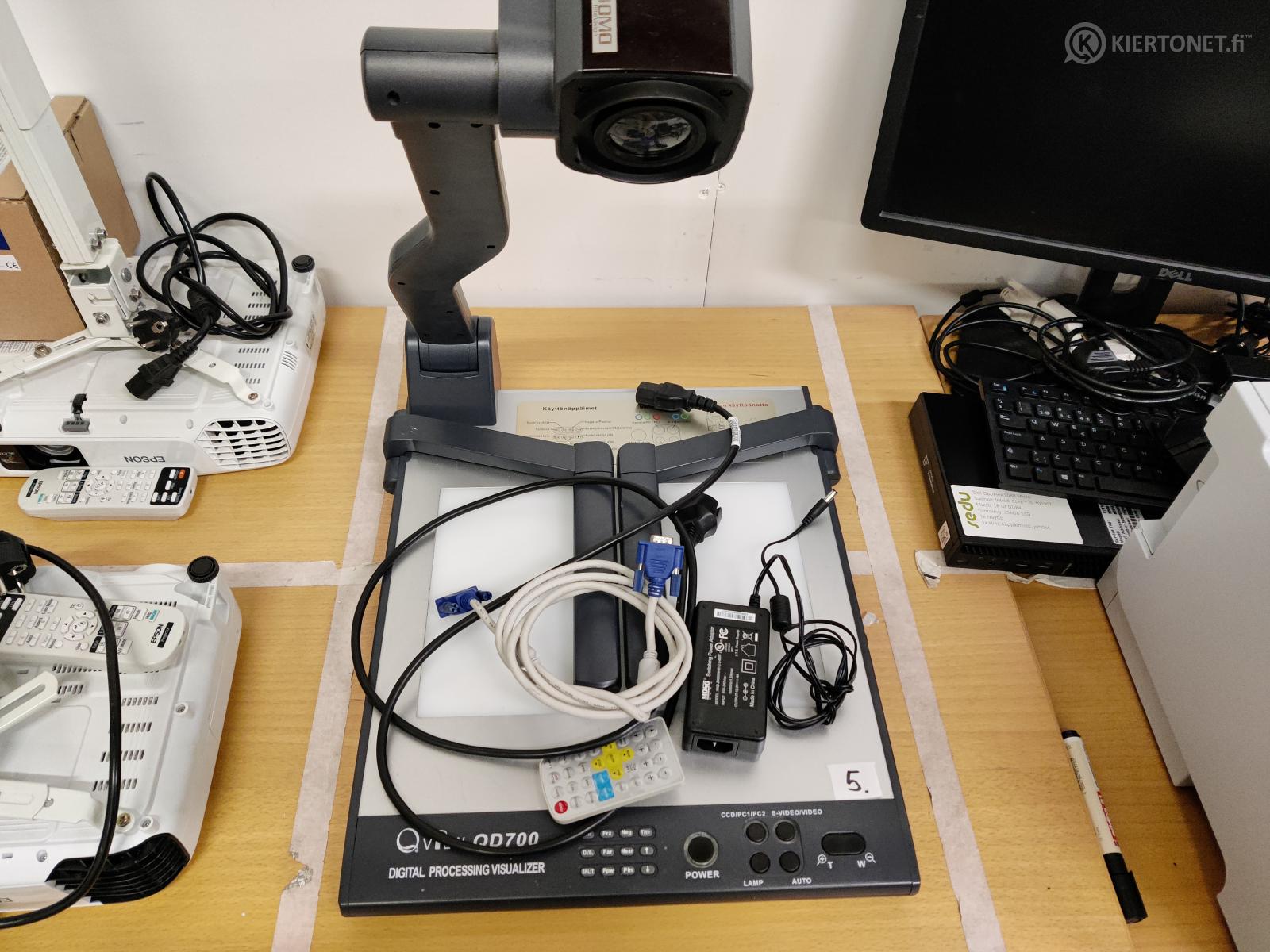 Qview QD700 dokumenttikamera (nro 5.) – Kiertonet.fi