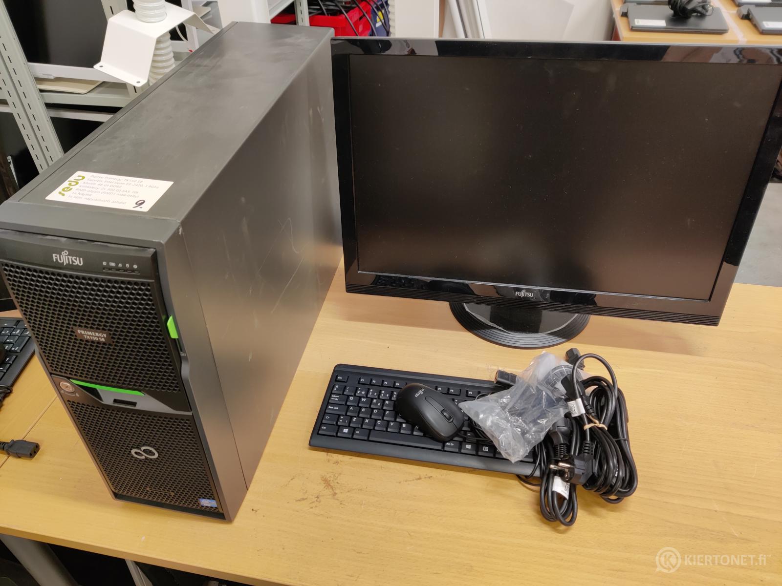 Fujitsu Primergy TX150 S8 palvelinkone (nro 9.) – Kiertonet.fi