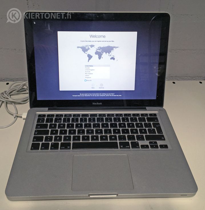 MacBook 13" Aluminum Mid 2008 05003 – Kiertonet.fi