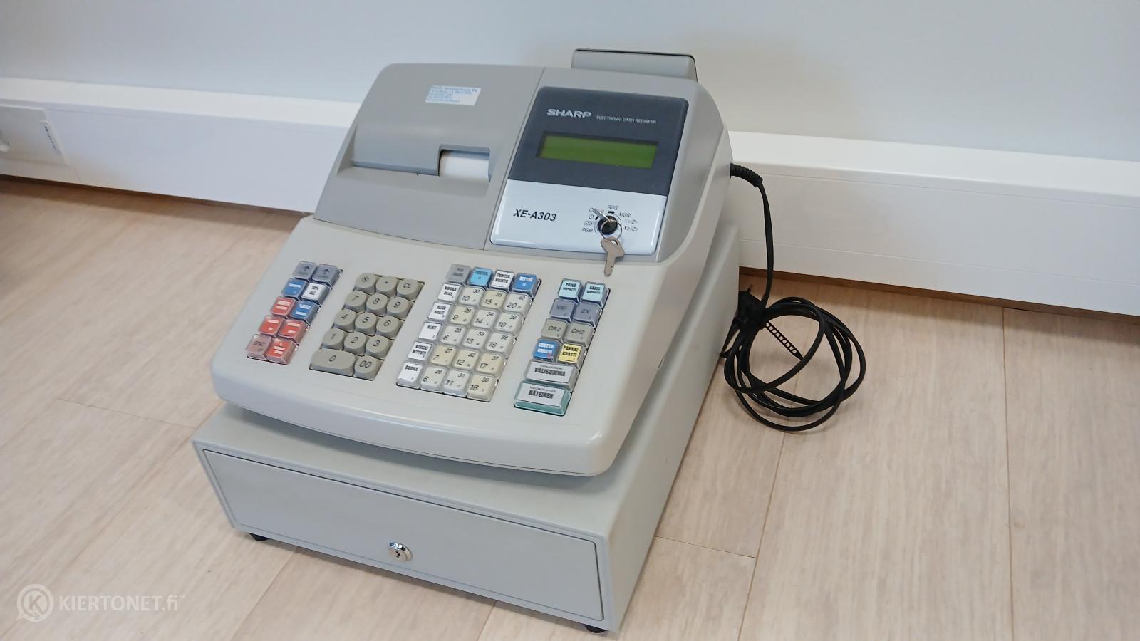 Sharp XE-A303 kassakone – Kiertonet.fi