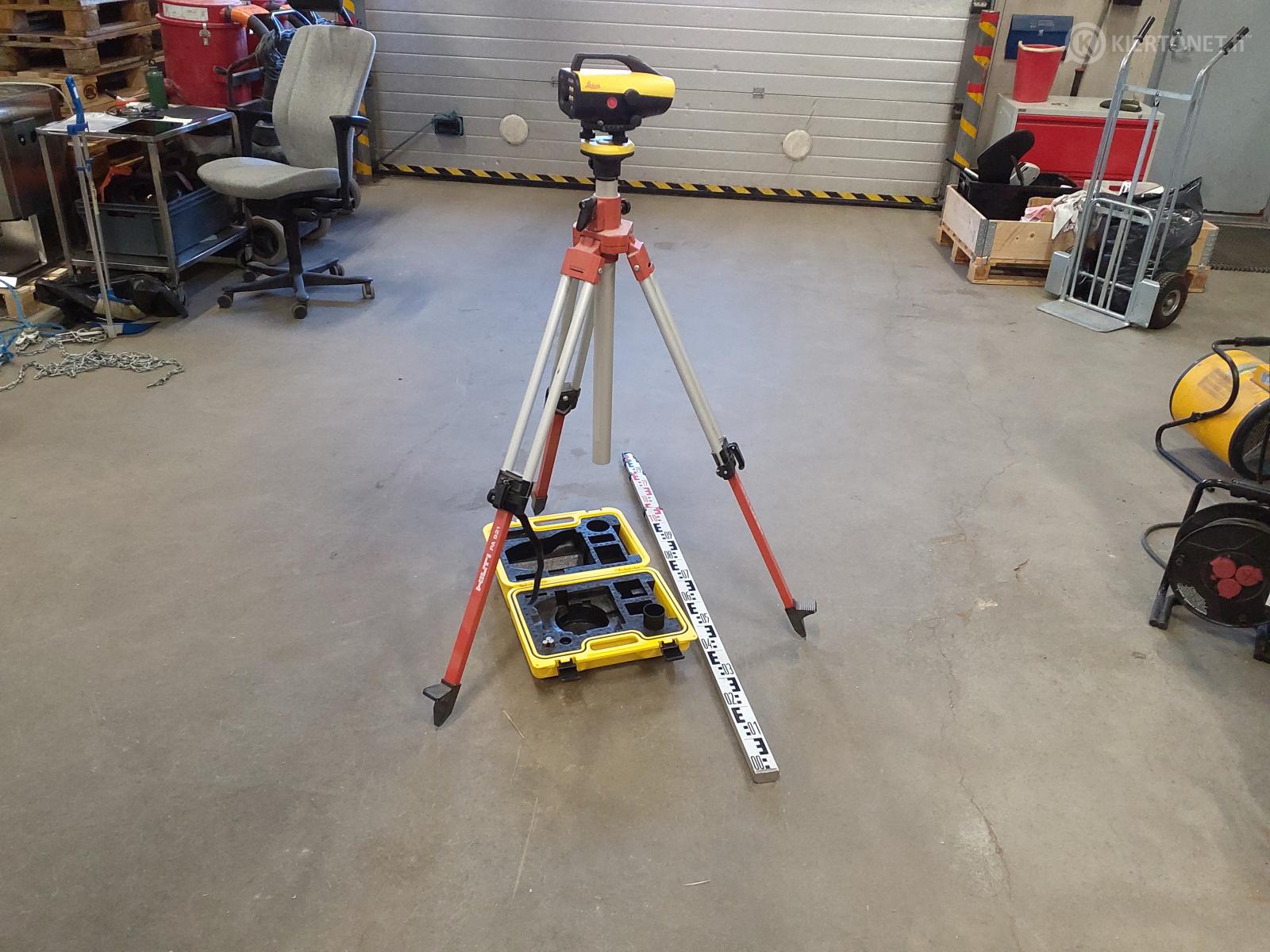 Vaaituskoje Leica Sprinter 150M (nro 3), kolmijalka Hilti PA 921 ...