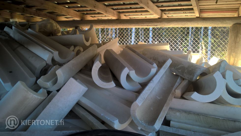 Kuvassa näkyvät Styrox -eristeet – Kiertonet.fi