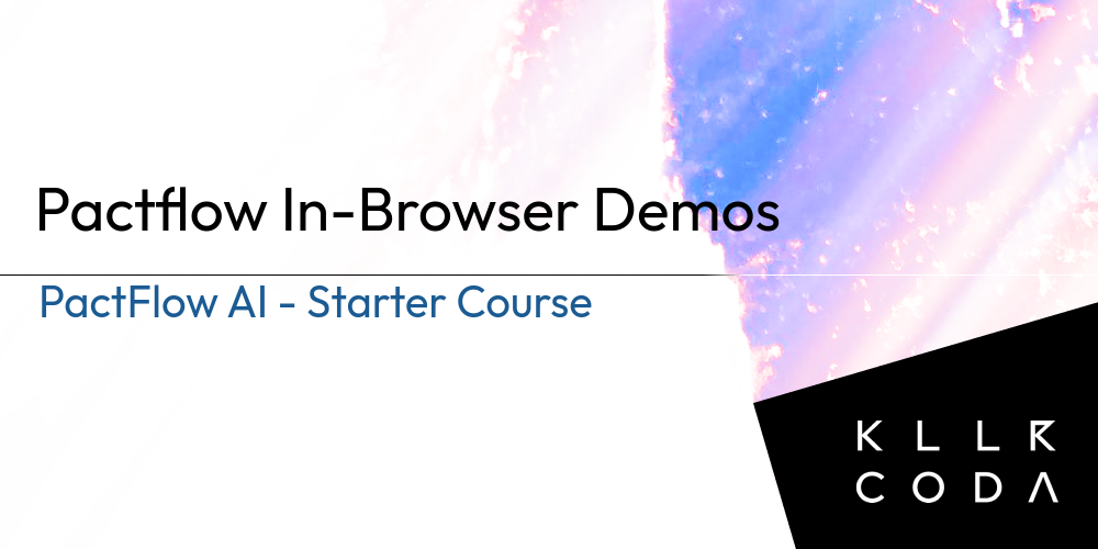 PactFlow AI - Starter Course | Pactflow In-Browser Demos | Killercoda