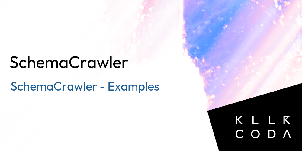SchemaCrawler - Examples | SchemaCrawler | Killercoda