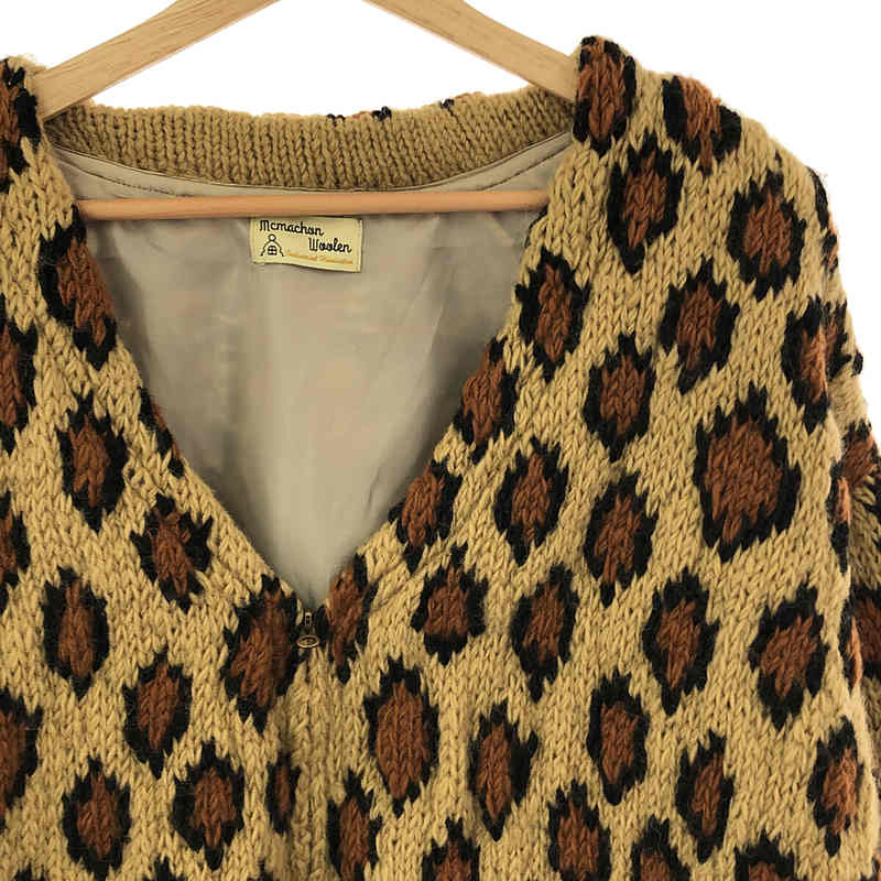 Mcmachan Woolen / マクマーンウーレン 裏地付き レオパード Mcmachan Woolen / マクマーンウーレン 裏地付き レオパード