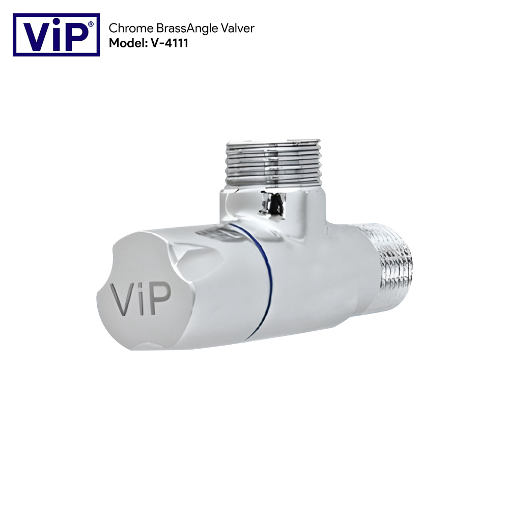 KM Lighting - VIP Chrome Brass Angle Valve (V-4111)