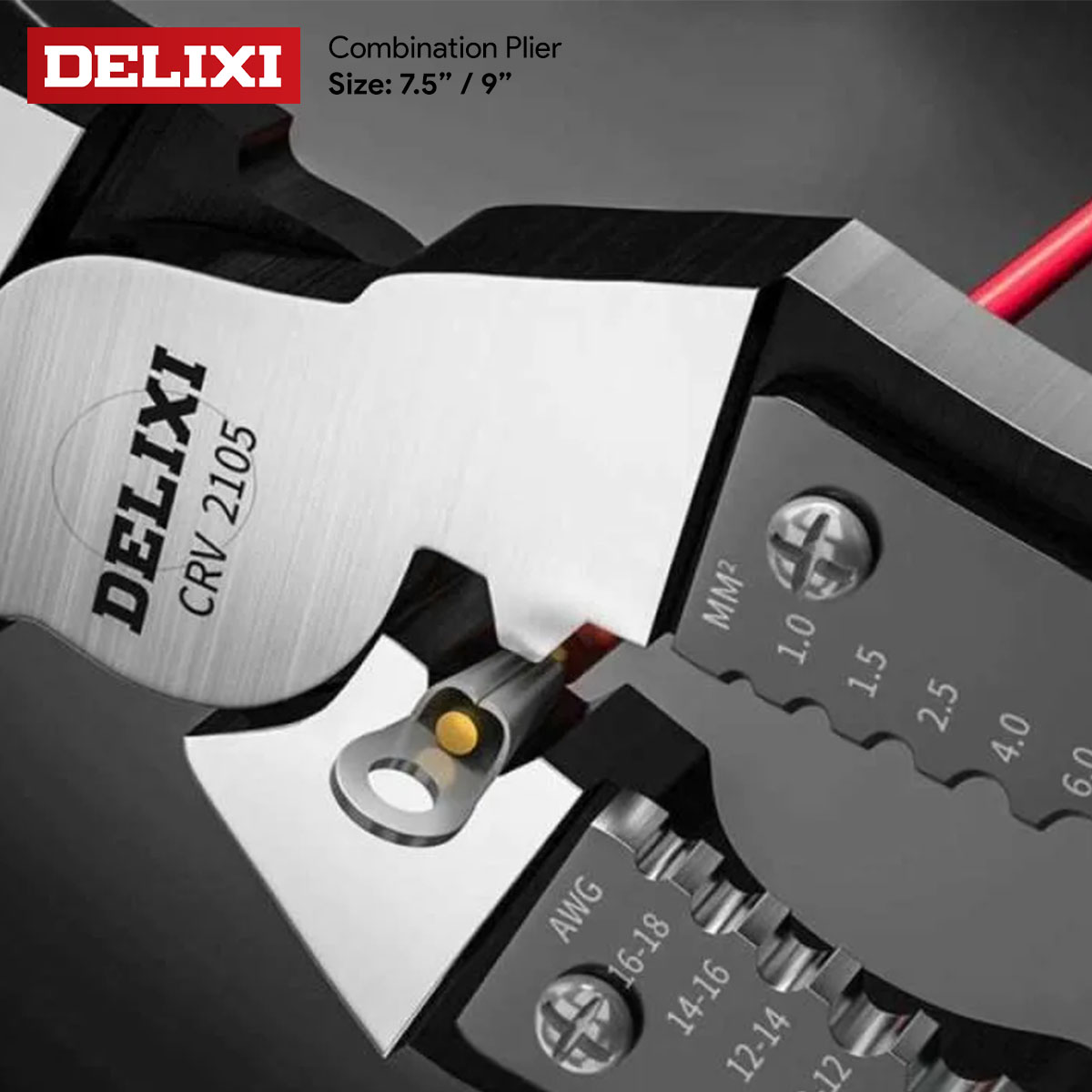 KM Lighting - Delixi Combination Plier CR-V
