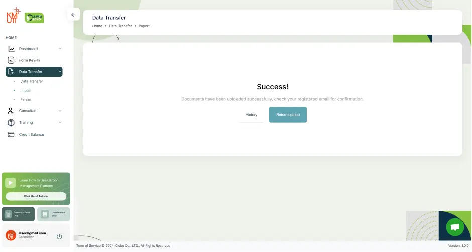 Carbon Management Service by KMUTT
