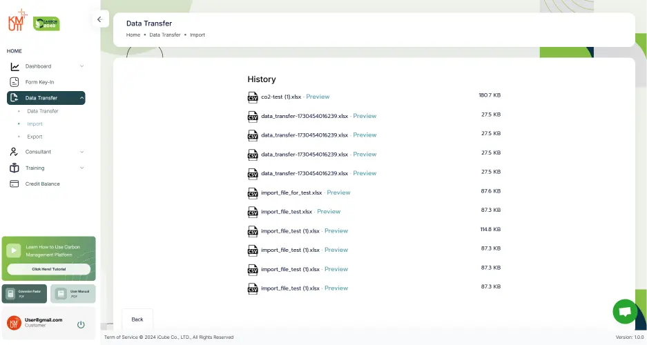 Carbon Management Service by KMUTT