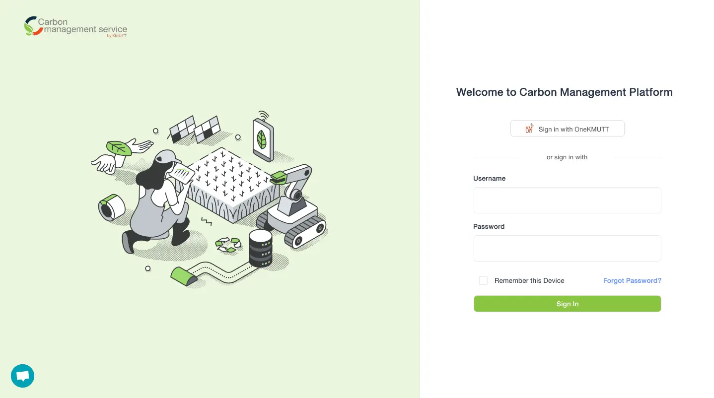 Carbon Management Service by KMUTT