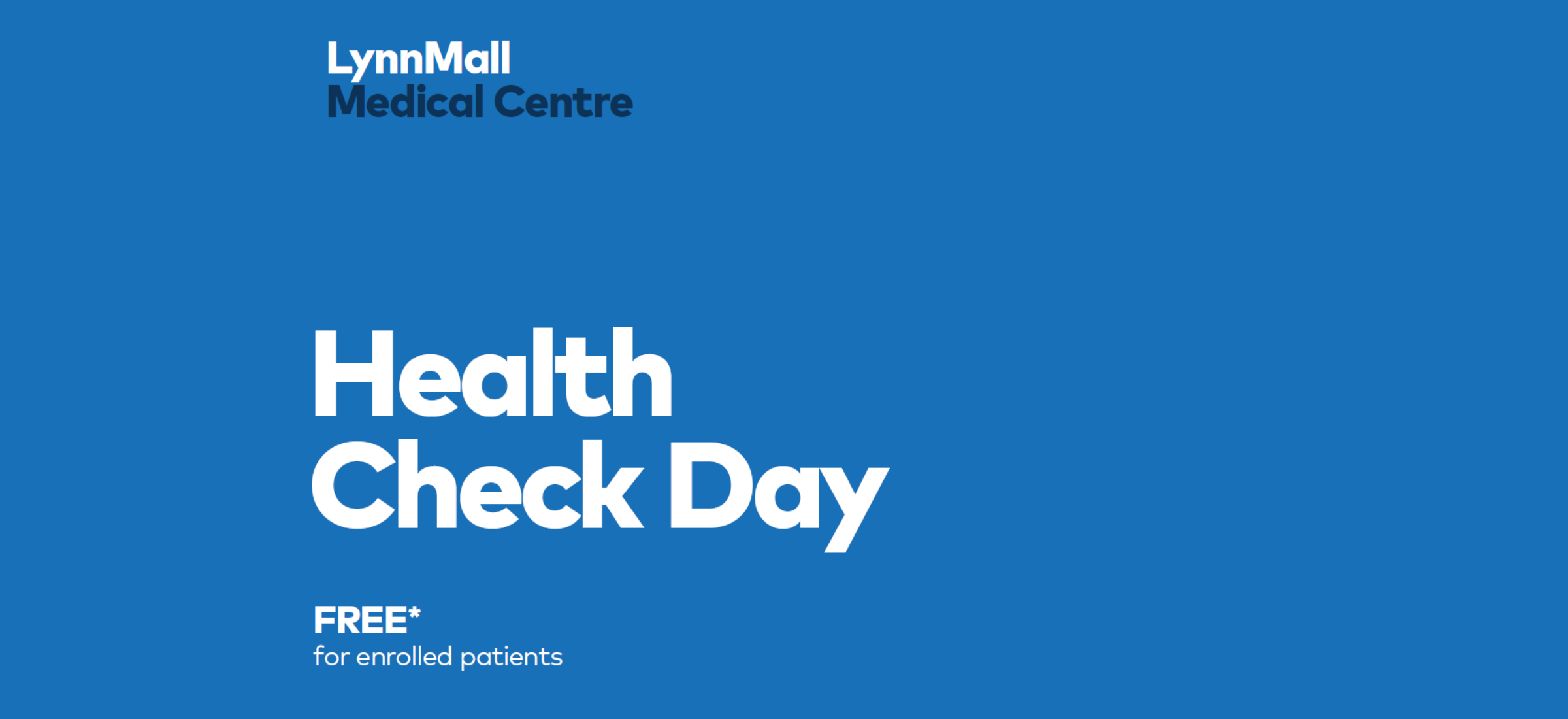 HEALTH CHECK DAY* - LynnMall