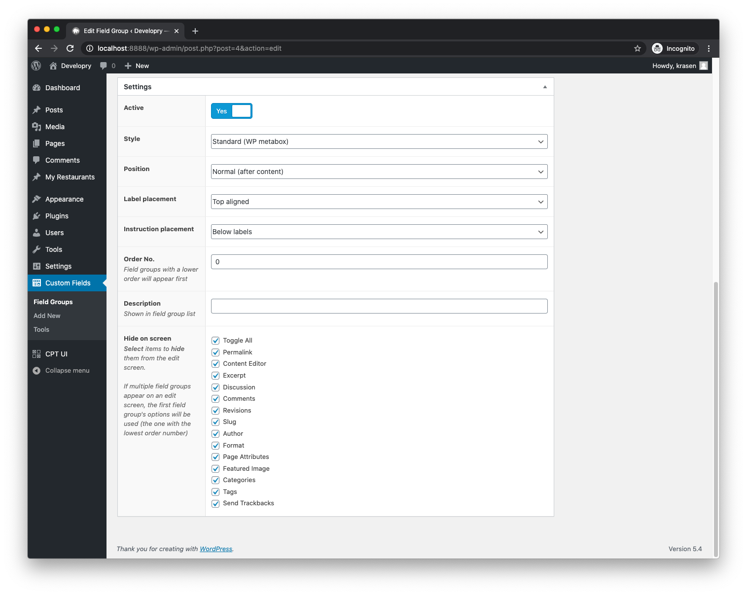 Advanced Custom Fields Front-end Form - Krasen Slavov