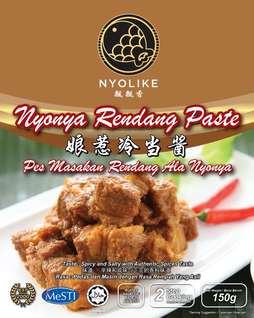 NYOLIKE Nyonya Rendang Paste - NYOLIKE - Kravve.co NYOLIKE Nyonya Rendang Paste - NYOLIKE - Kravve.co