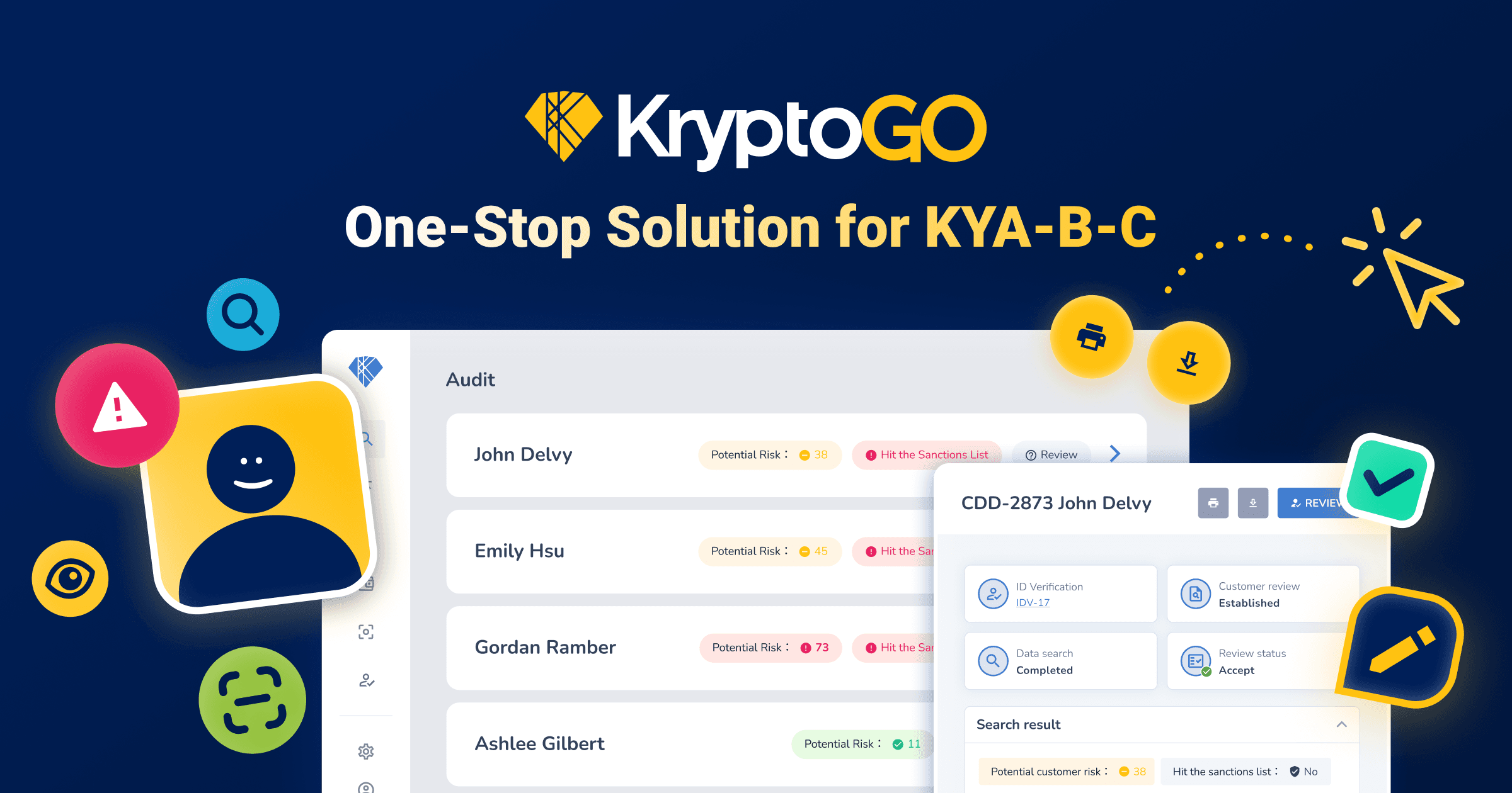 虛擬資產交易服務的 KYC、AML 需求浮上檯面！KryptoGO Compliance 偕蓋亞資訊首創監理調查引擎 | KYC、AML - KryptoGO Blog