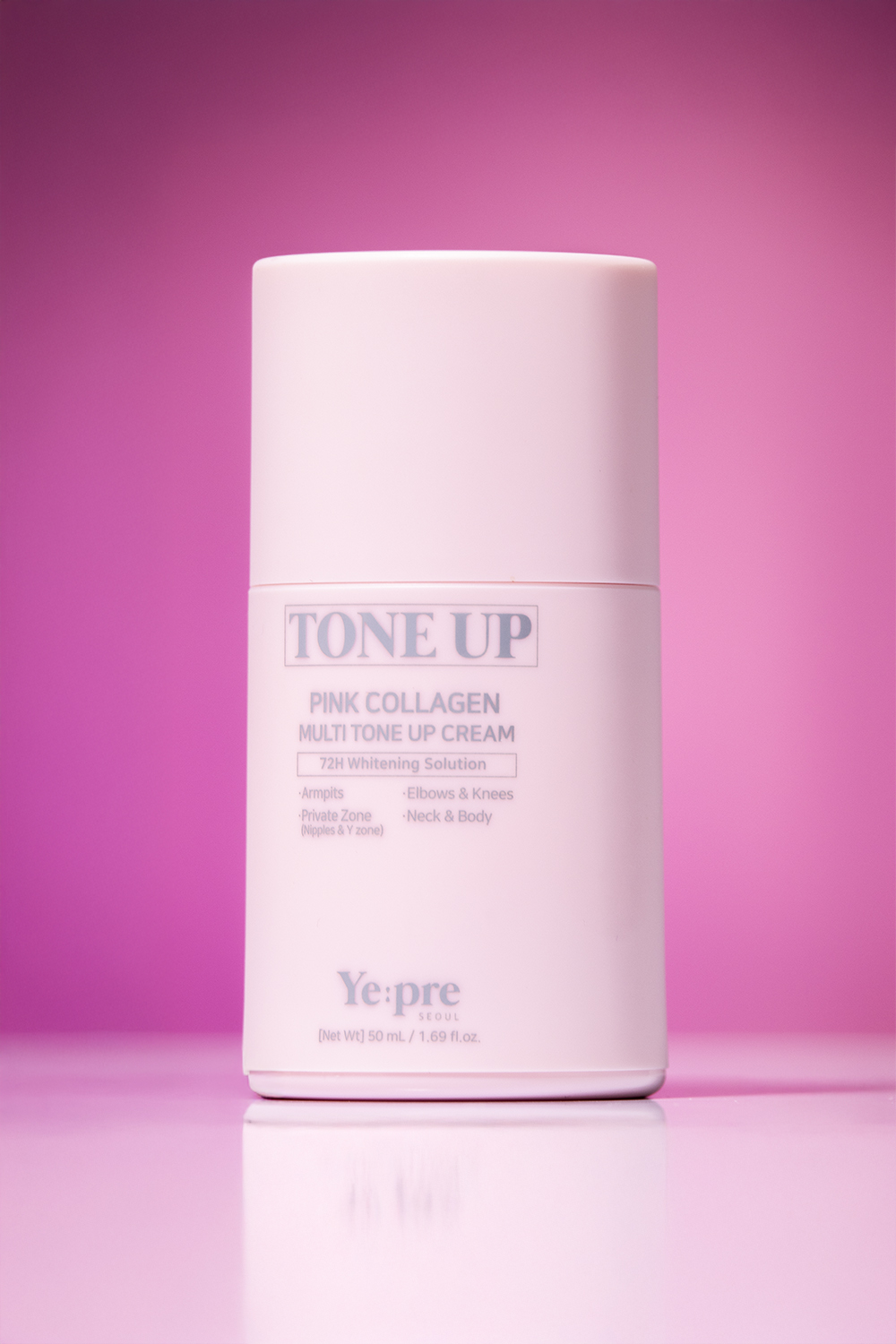 Yepre Tone-Up Pink Collagen - Creme Clareador Facial e Corporal 50ml